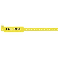 Belpro Medical 126-14-FRL Identification Wristband, Plastic, Fall Risk ...