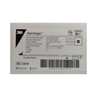 3M 3M1020 Steri-Drape Small Drape, Adhesive Aperture, Circle aperture ...