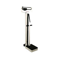 Detecto Scale 448 Physician Scale, Eye-Level, Mechanical, H59" 400 lb ...