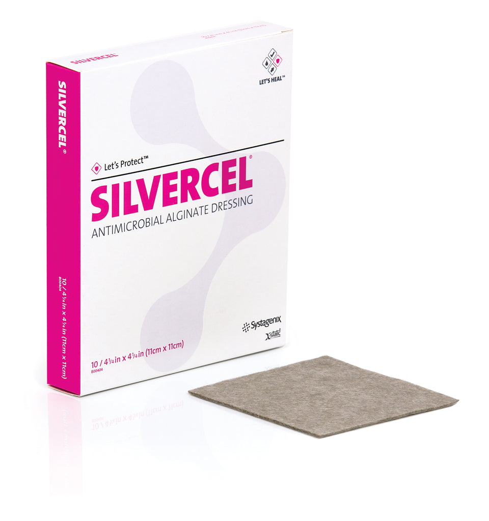 Acelity (Systagenix) CAD011 Silvercel Hydro-Alginate Antimicrobial Dre ...
