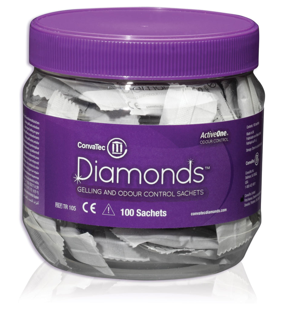 ConvaTec TR105 Silesse Diamonds Gelling And Odor Control Sachets – Owl ...