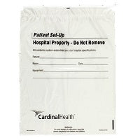 Cardinal Health MDC-PATSET Patient Setup Bag, Medium, Drawcord, Clear ...