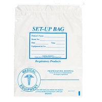 Cardinal Health SDC-RESPBG Respiratory Set-Up Bag, Small, Drawcord, 12 ...