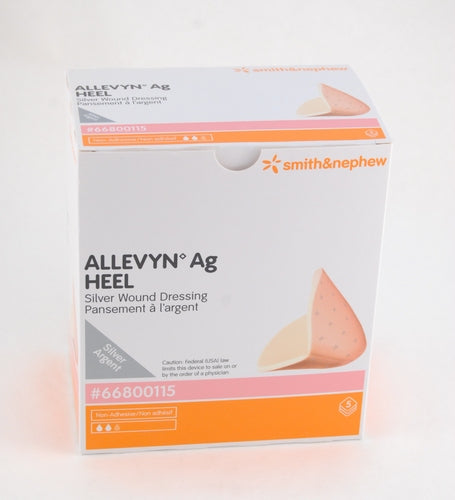Smith & Nephew 66800098 Allevyn Ag Heel Absorbent Silver Barrier Dress ...