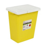Cardinal Health Z8982 SharpSafety Chemotherapy Container, Hinged Lid ...